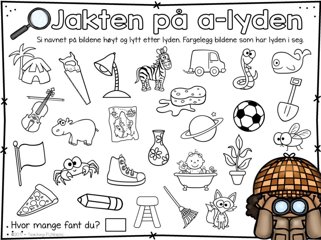 Jakten på lyden - bokstavlyder - Teaching Funtastic