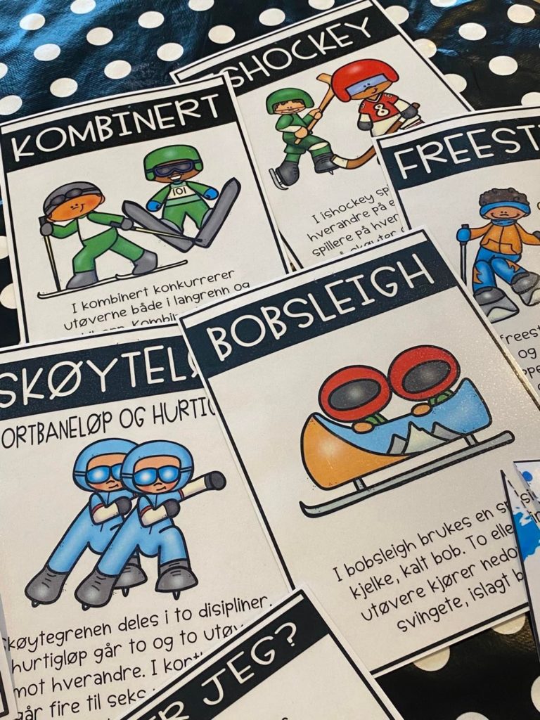 Aktivitetspakke med oppgaver til Vinter-OL 2022 - Teaching Funtastic