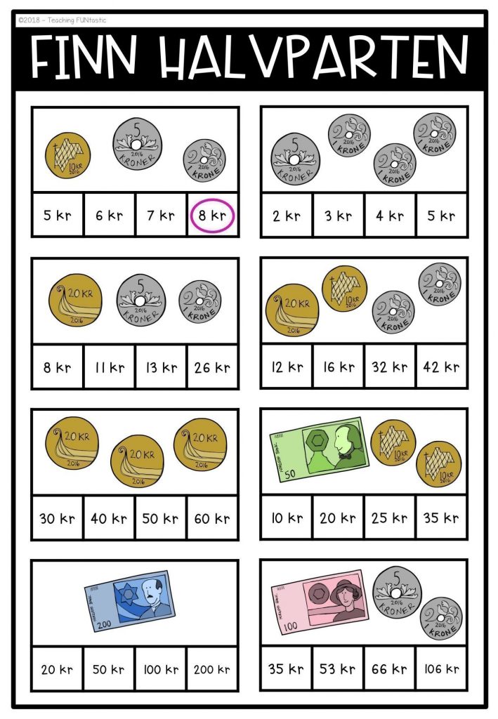 Oppgaver til kartlegging i regning på 3.trinn - Teaching Funtastic
