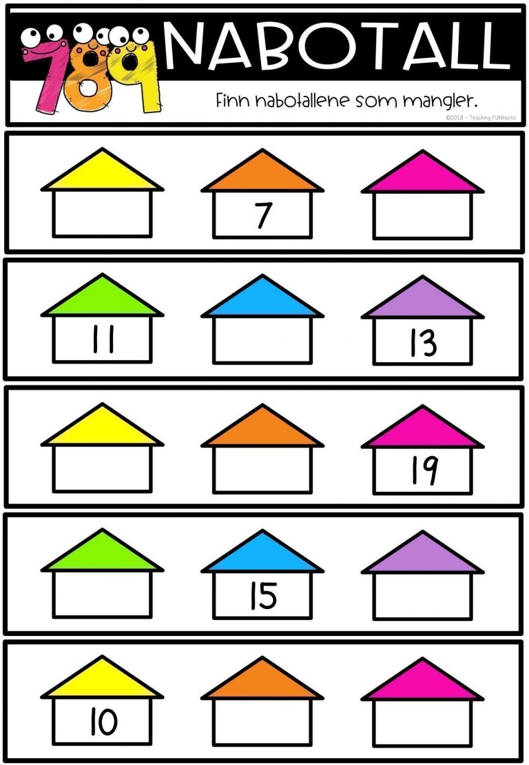 Oppgaver til kartlegging i regning på 1.trinn - Teaching Funtastic