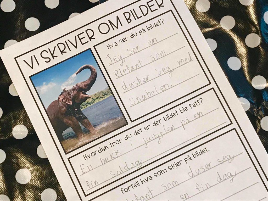 Vi skriver om bilder - Teaching Funtastic