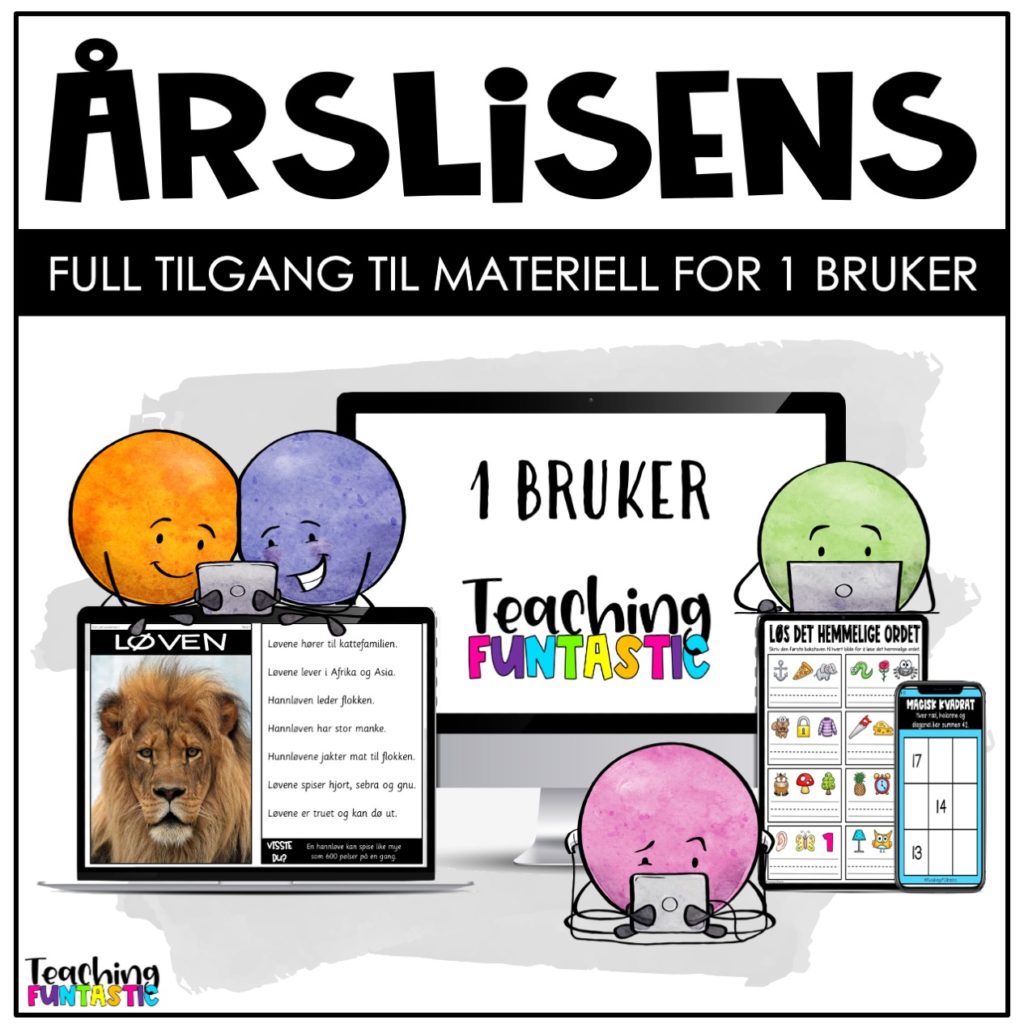 Forsider til elevbøker - Teaching Funtastic