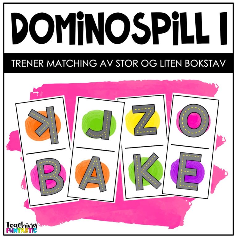 Lær bokstavene - minibøker til hele alfabetet - Teaching Funtastic