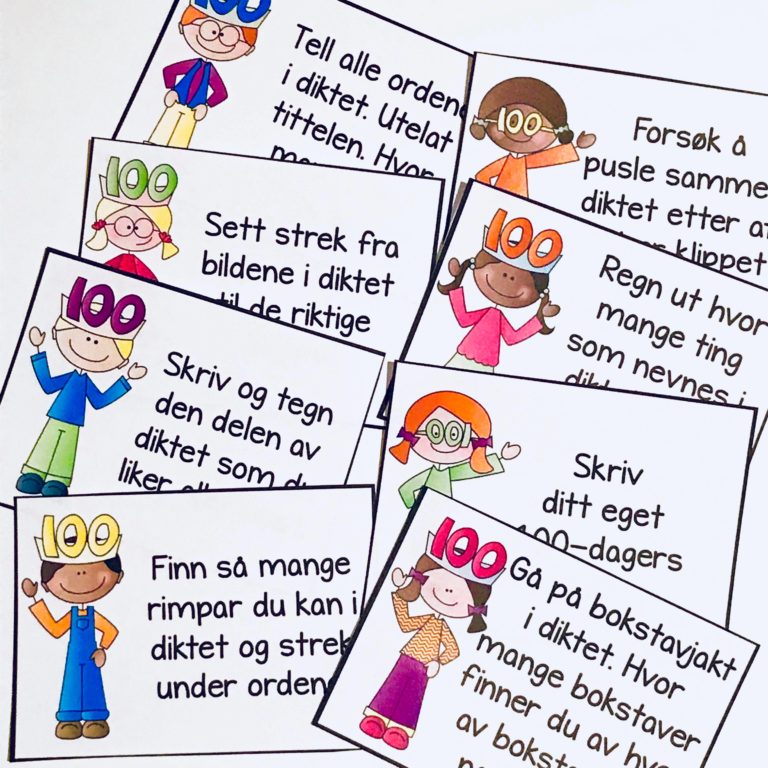 100 skoledager: 14 aktiviteter som elevene vil elske! - Teaching Funtastic