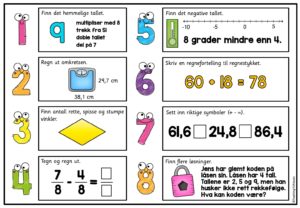 Matematikk for 4.trinn - Repetisjonsoppgaver - Teaching Funtastic