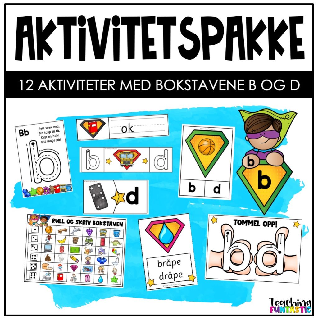 Aktiviteter til bokstavinnlæringen på 1.trinn - Teaching Funtastic