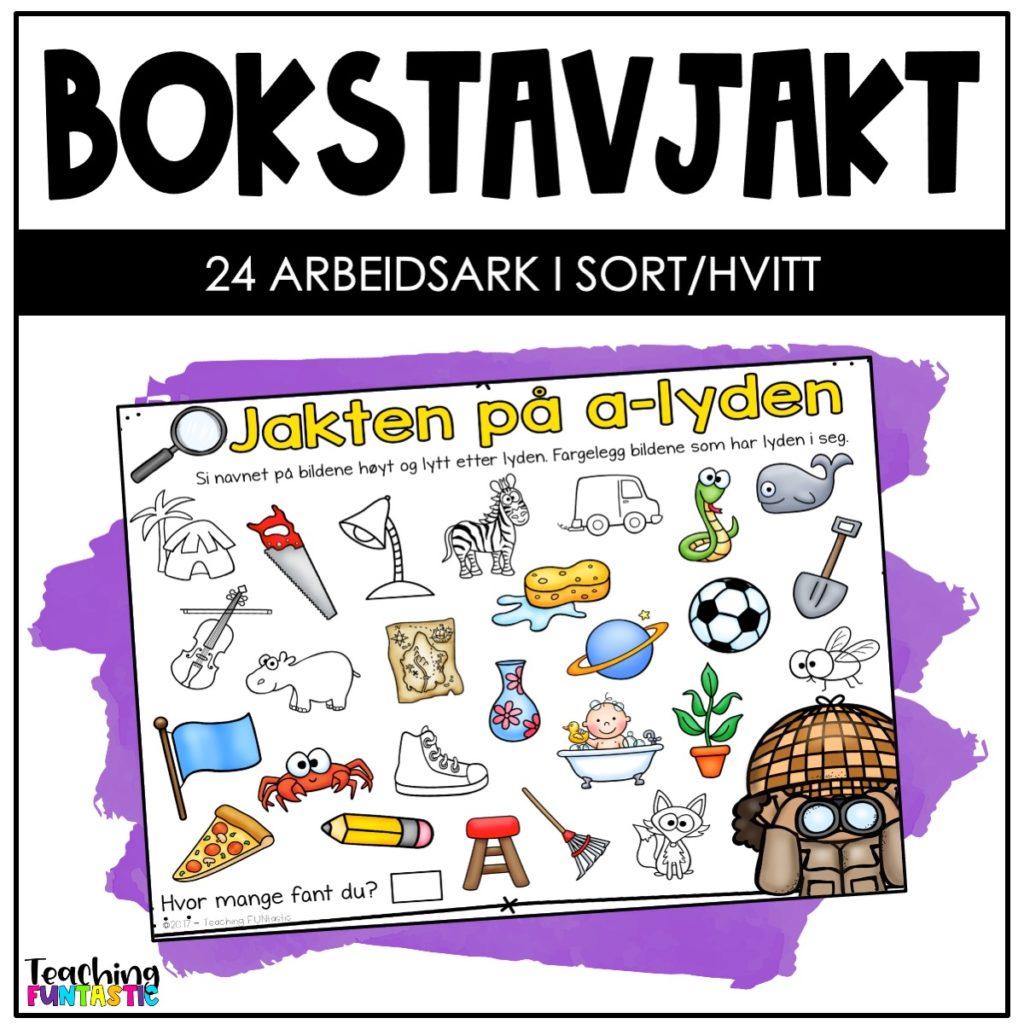 Jakten på lyden - bokstavlyder - Teaching Funtastic