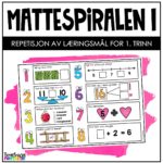 Matematikk for 1.trinn - Repetisjonsoppgaver - Teaching Funtastic