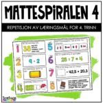 Matematikk for 4.trinn - Repetisjonsoppgaver - Teaching Funtastic
