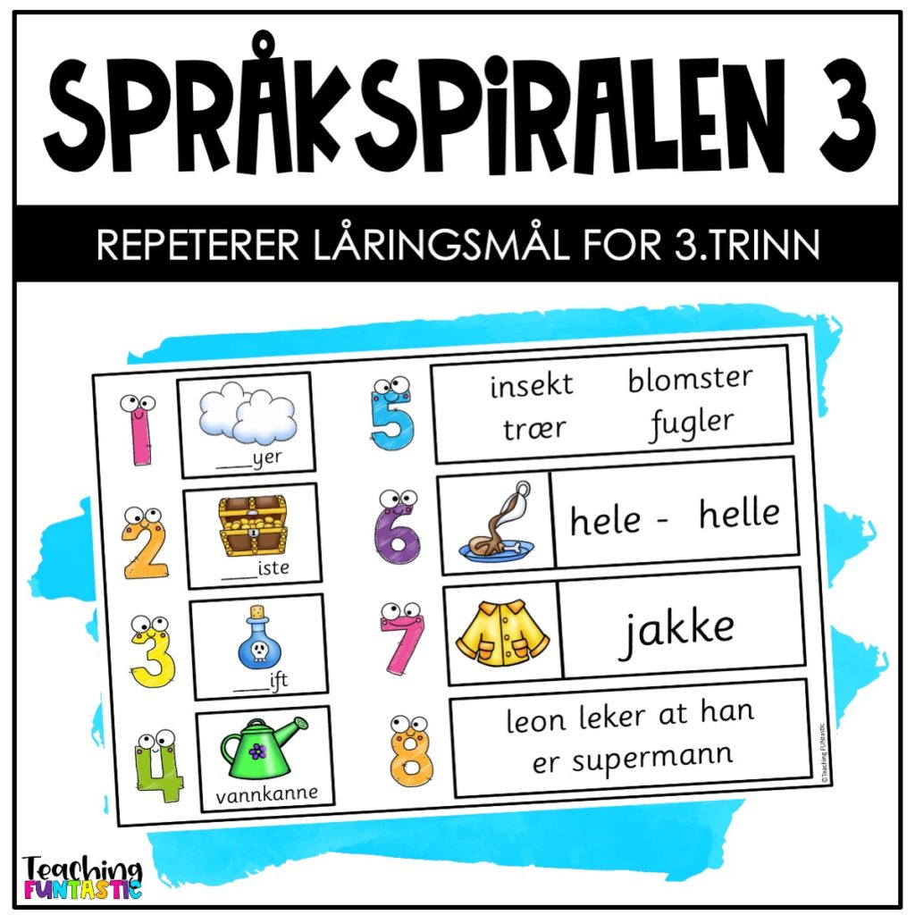 Oppgaver og aktiviteter til arbeid med grammatikk - Teaching Funtastic