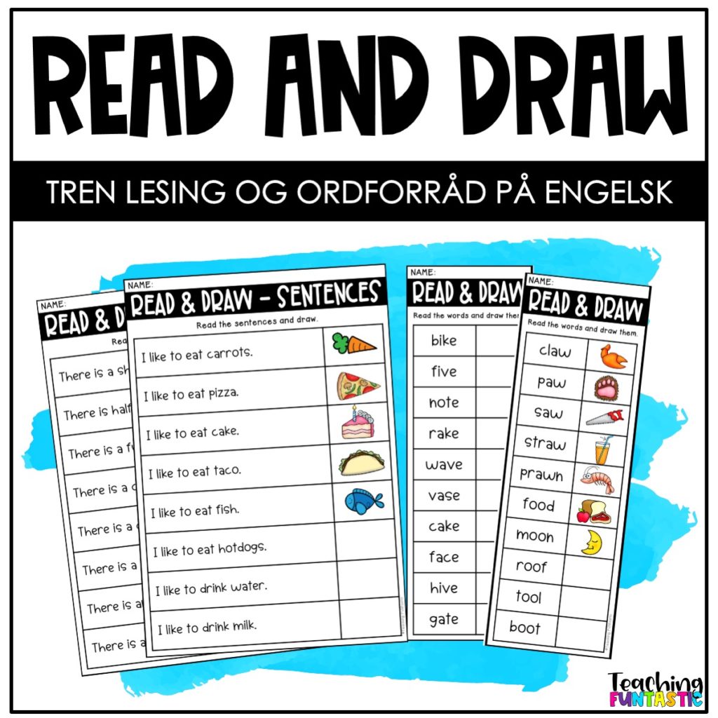 Read and draw - Teaching Funtastic