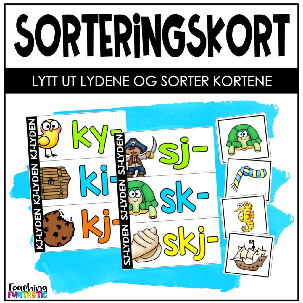 La oss lese - kj- og sj-lyden - Teaching Funtastic