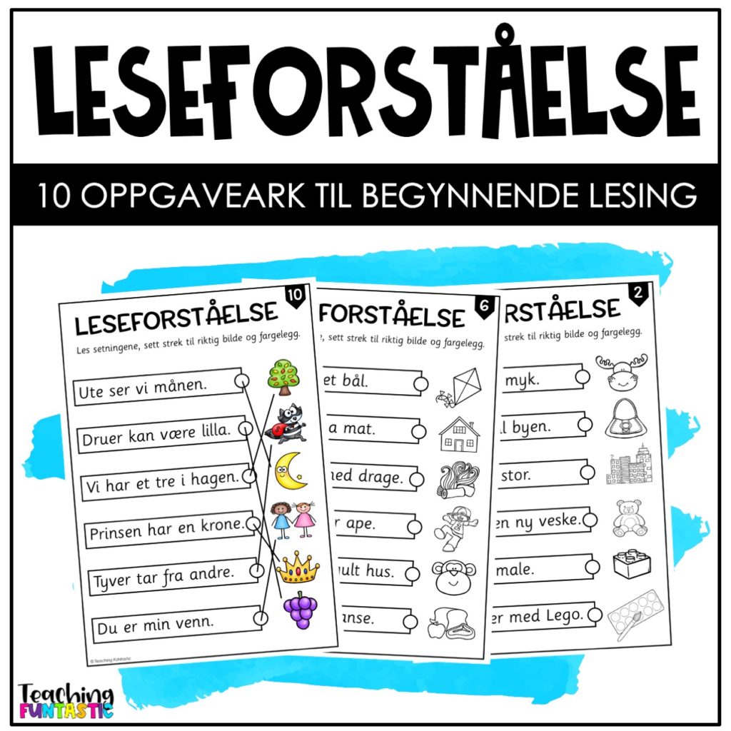 Leseforståelse - Oppgaveark ‎| Teaching FUNtastic