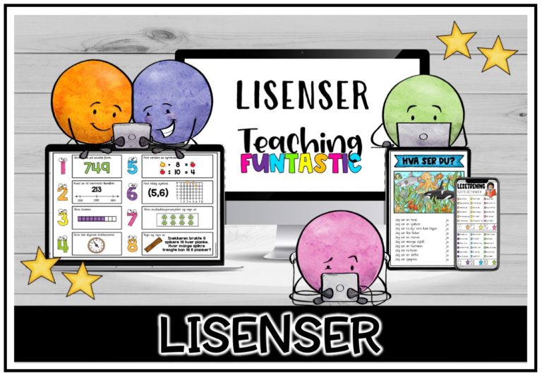 Undervisningsmateriell kategorier - Teaching Funtastic