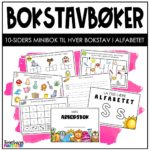 Lær bokstavene - minibøker til hele alfabetet - Teaching Funtastic