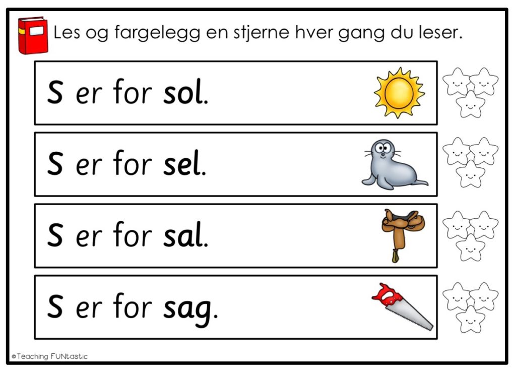 Lær bokstavene - minibøker til hele alfabetet - Teaching Funtastic