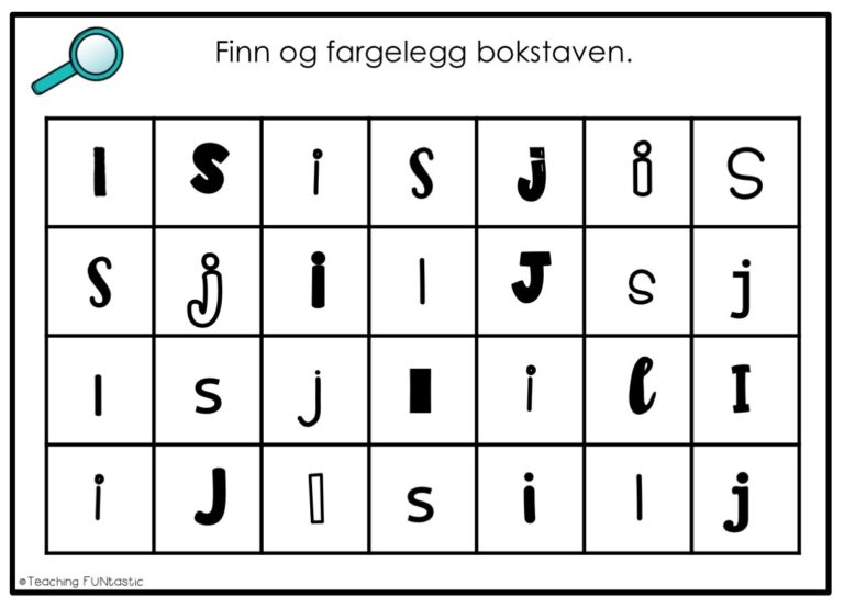 Lær bokstavene - minibøker til hele alfabetet - Teaching Funtastic
