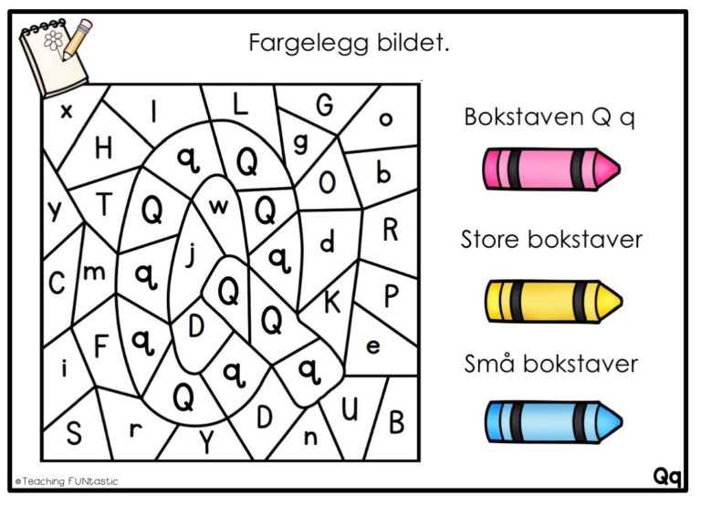 Lær bokstavene - minibøker til hele alfabetet - Teaching Funtastic