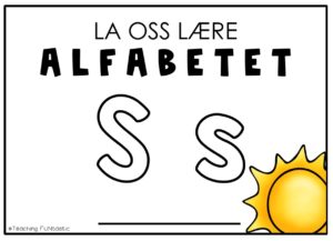 Lær bokstavene - minibøker til hele alfabetet - Teaching Funtastic