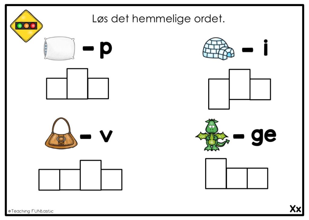Lær bokstavene - minibøker til hele alfabetet - Teaching Funtastic