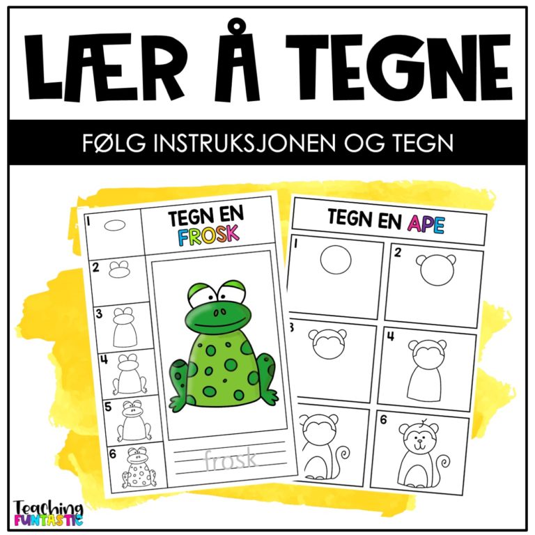 Lær å tegne etter instruksjon ‎| Teaching FUNtastic