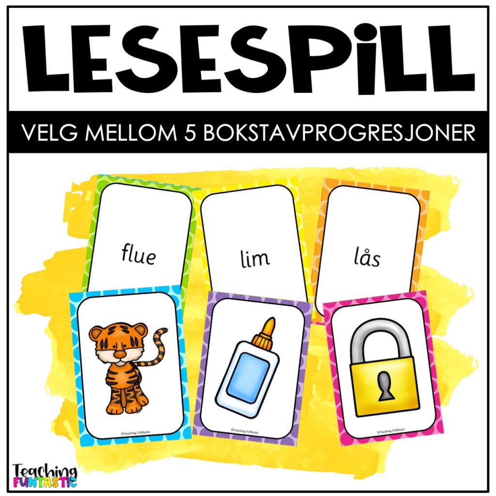 Lesespill til bokstavinnlæringen | Teaching FUNtastic