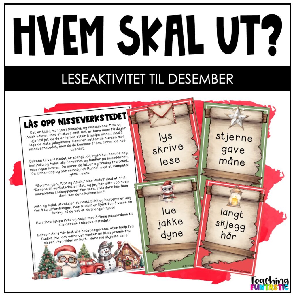 Hvem skal ut? Halloween - Teaching Funtastic