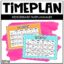 Redigerbar timeplanmal - Teaching Funtastic