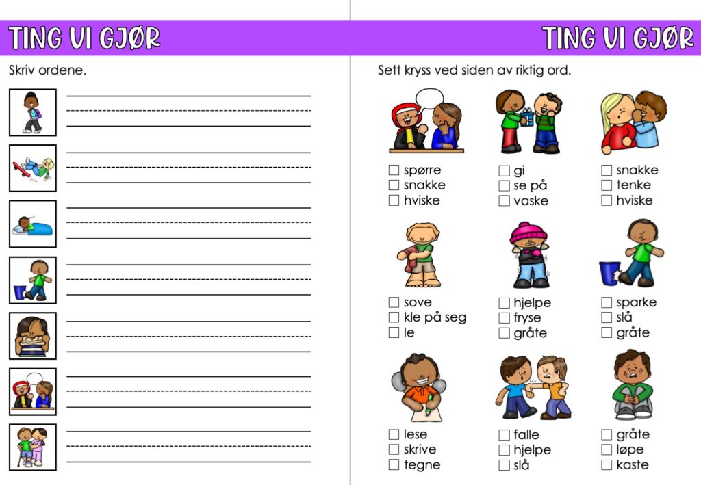 La oss lære norsk – Samlepakke med 10 temaopplegg - Teaching Funtastic