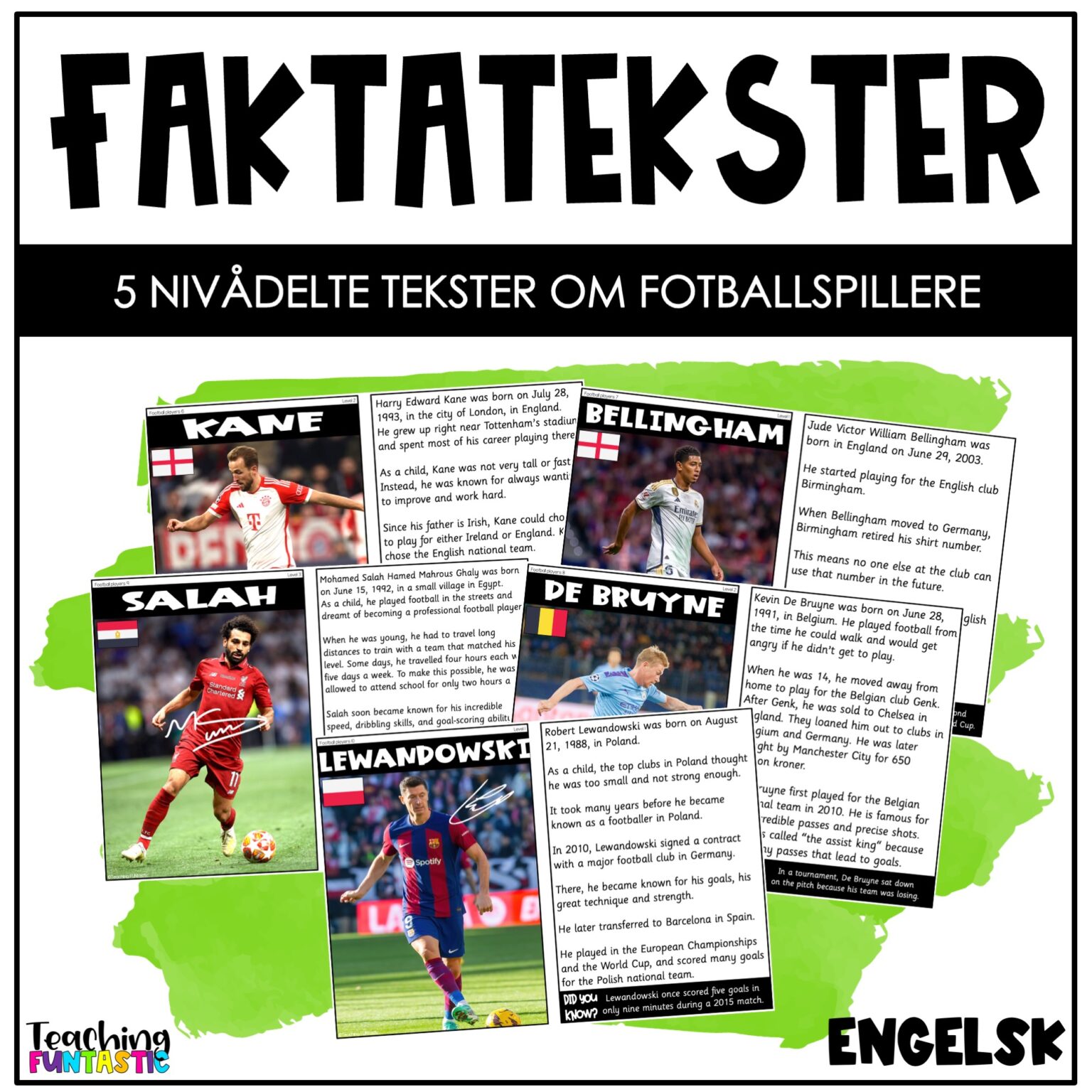 Forsider til elevbøker - Teaching Funtastic