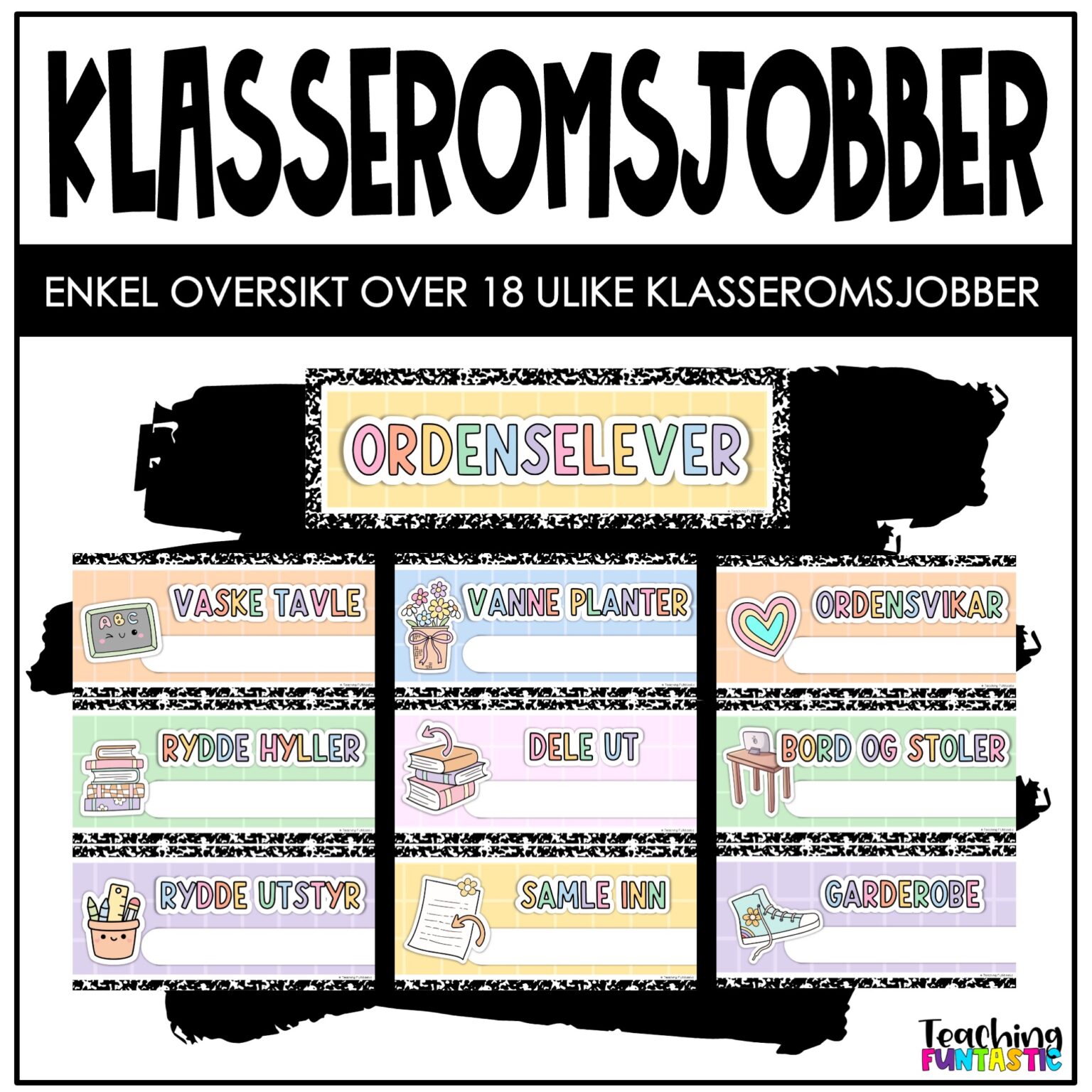 Redigerbart ukebrev til barneskolen - Teaching Funtastic