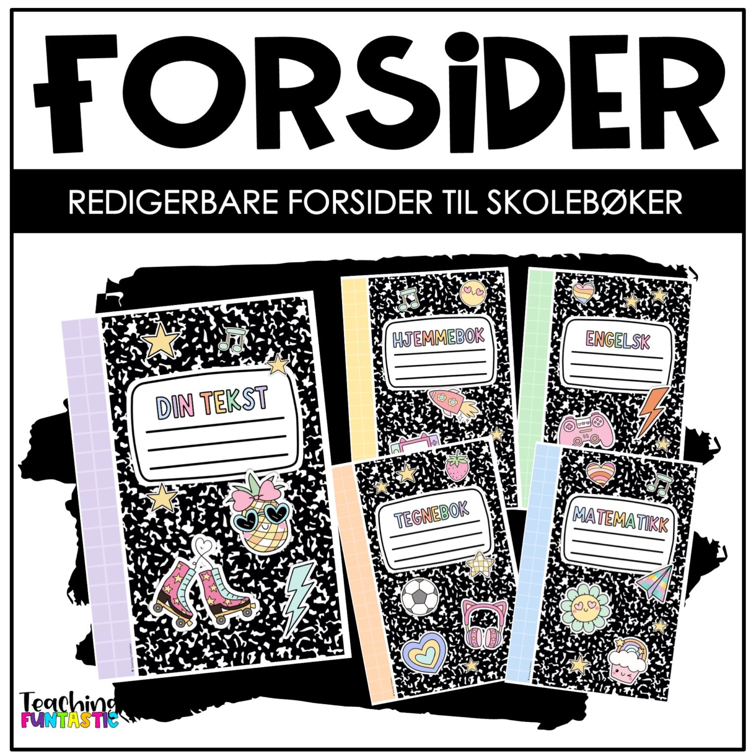 Redigerbar timeplanmal - Teaching Funtastic