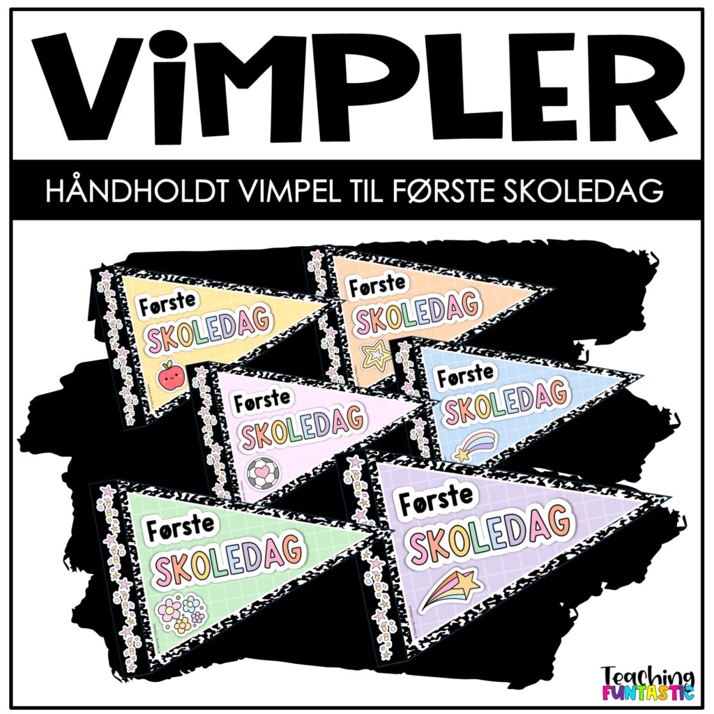 Redigerbare Forsider til bøker - Teaching Funtastic