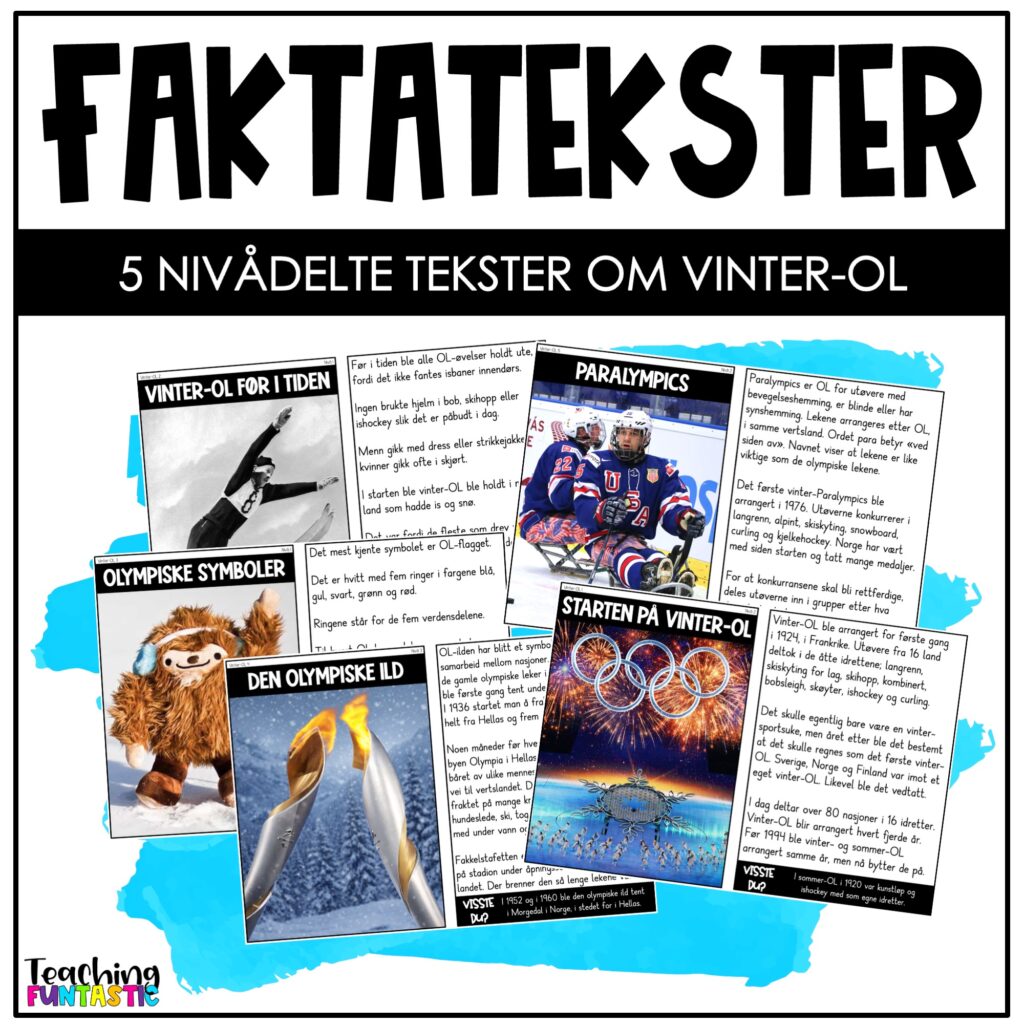 Forsider til elevbøker - Teaching Funtastic