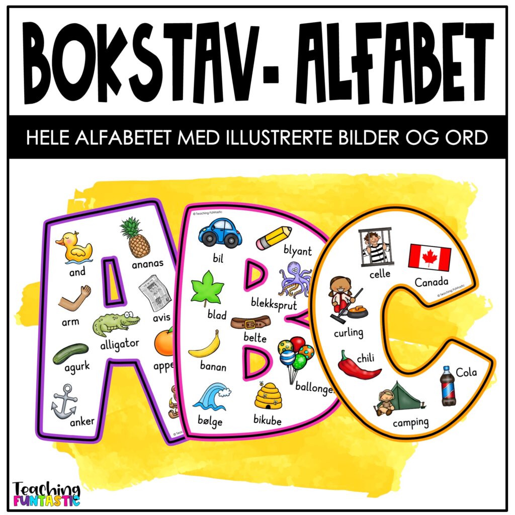 La oss lese - ord med ng-lyd - Teaching Funtastic